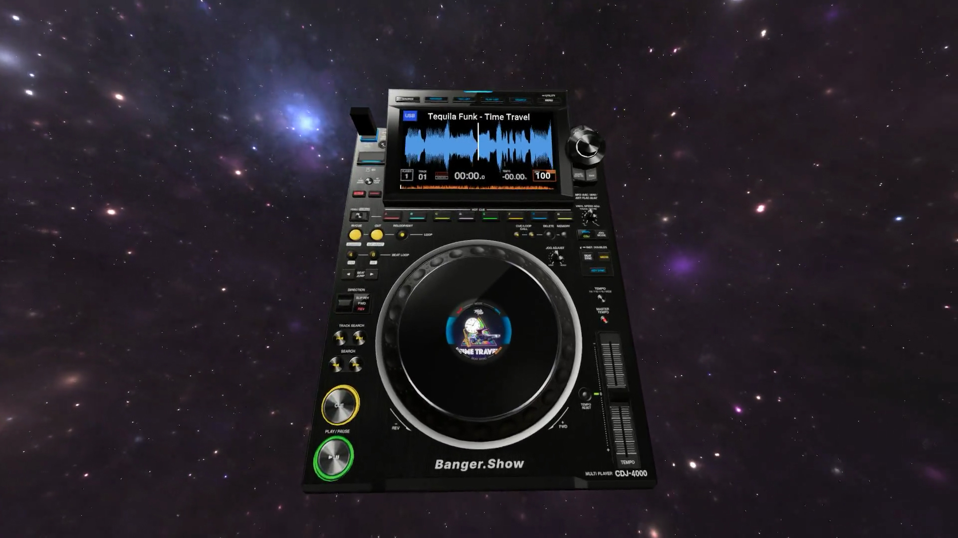 CDJ-4000 Music Visualizer | banger.show